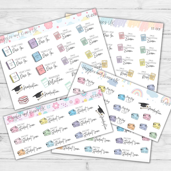 Nursing Student Planner Stickers - Etsy