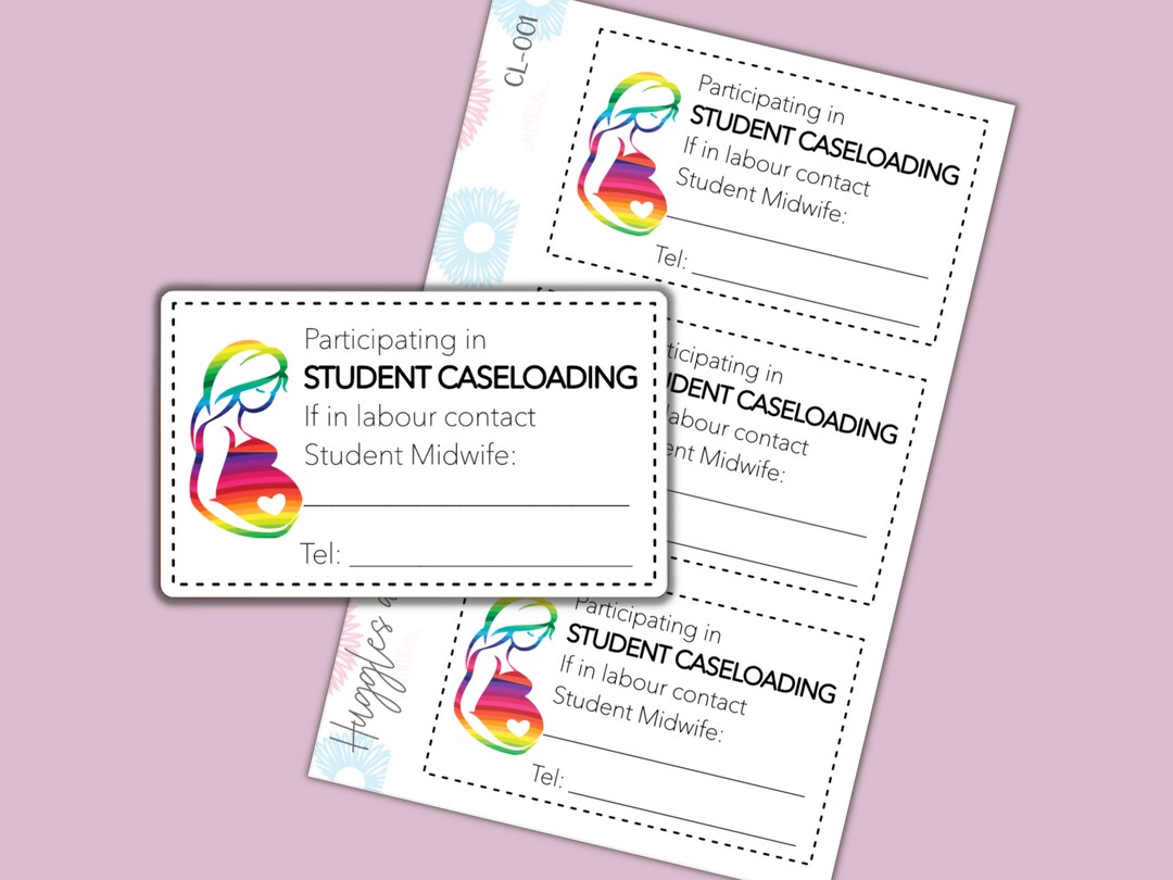 Caseloading Notice Stickers | University Student Case Loading Stickers ...