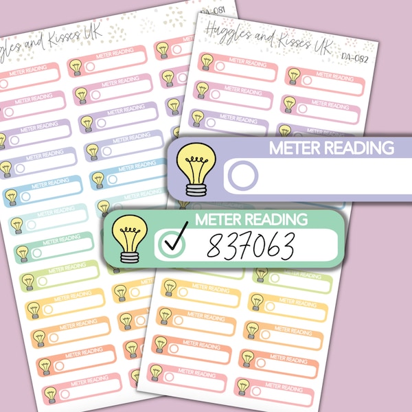 Electric Meter Stickers - Etsy