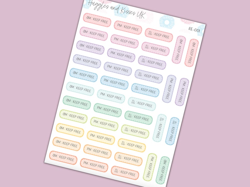 Keep Free Planner Stickers | Save the Date Labels | Calendar & Planner ...