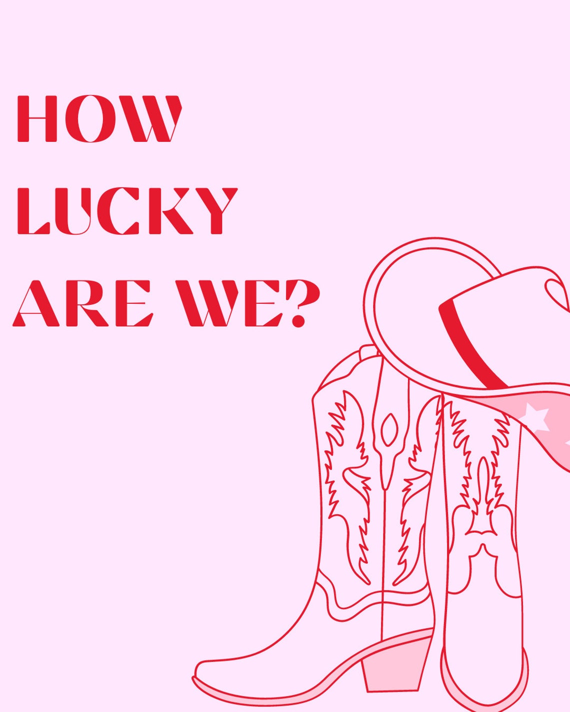Zach Bryan how Lucky Are We Digital Poster - Etsy