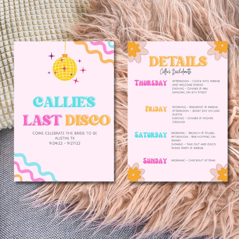 Groovy Disco Bachelorette Itinerary | Austin, Nashville, Miami, and ...