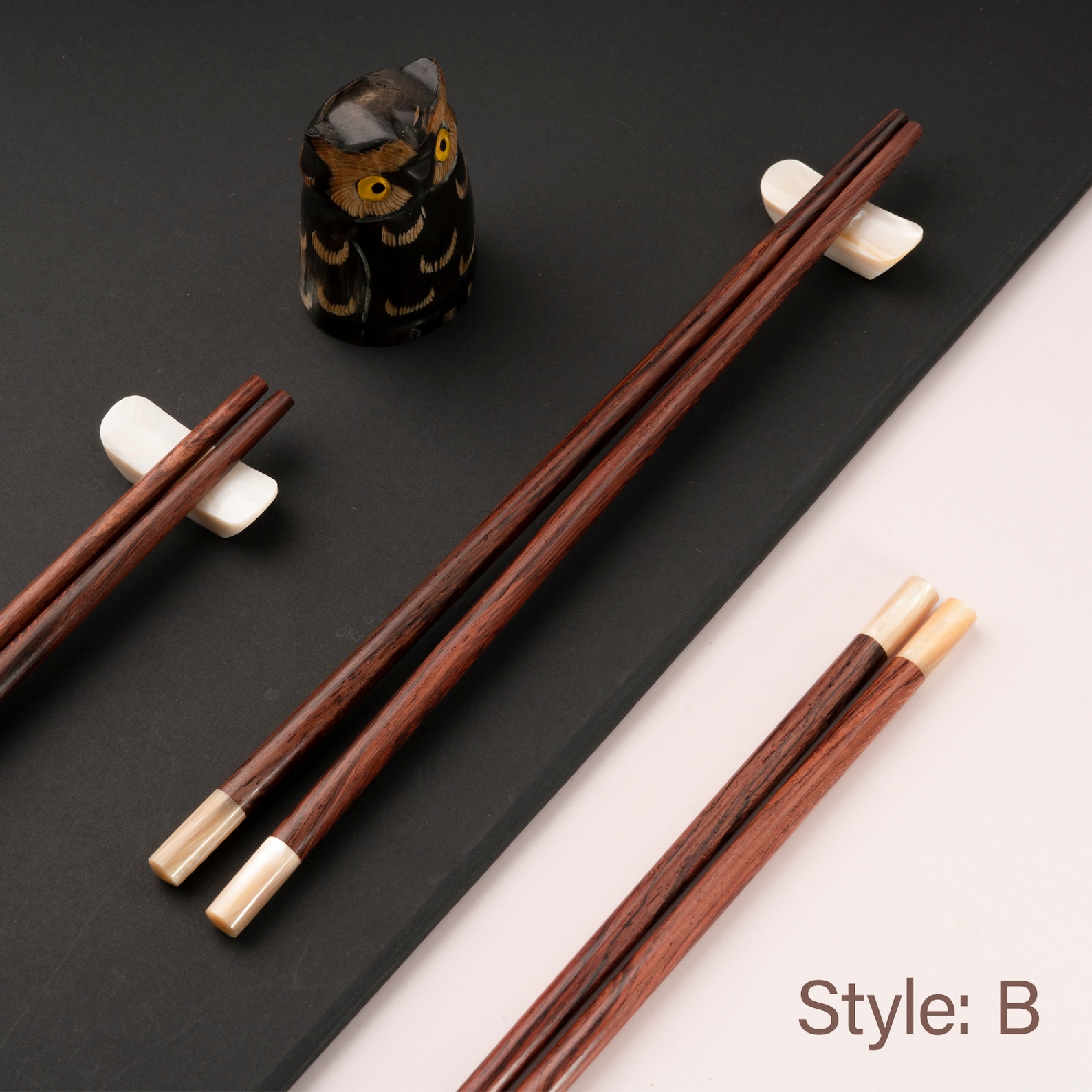 Personalized Rosewood Chopsticks With Leather Pouch: Engraved ...