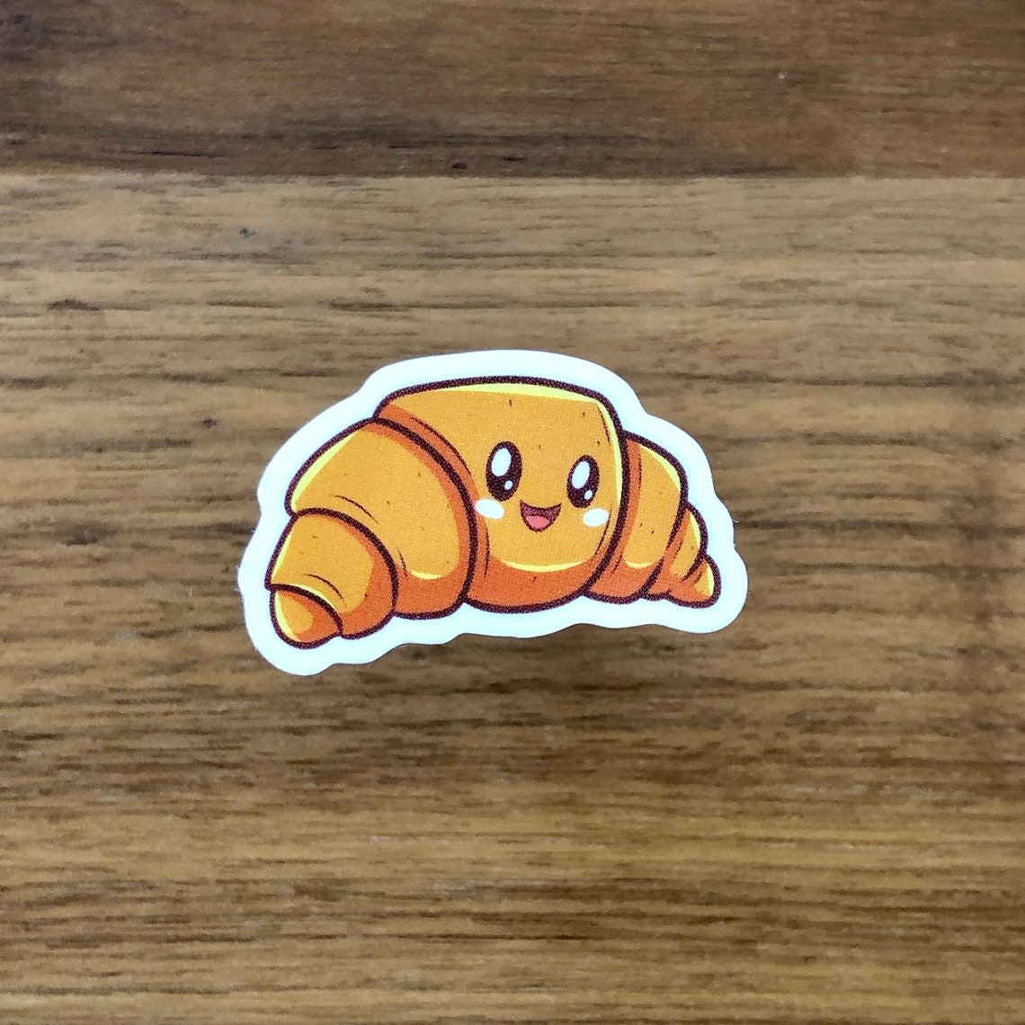 Cute CROISSANT VINYL STICKER, High Quality Waterproof Decal, Perfect ...