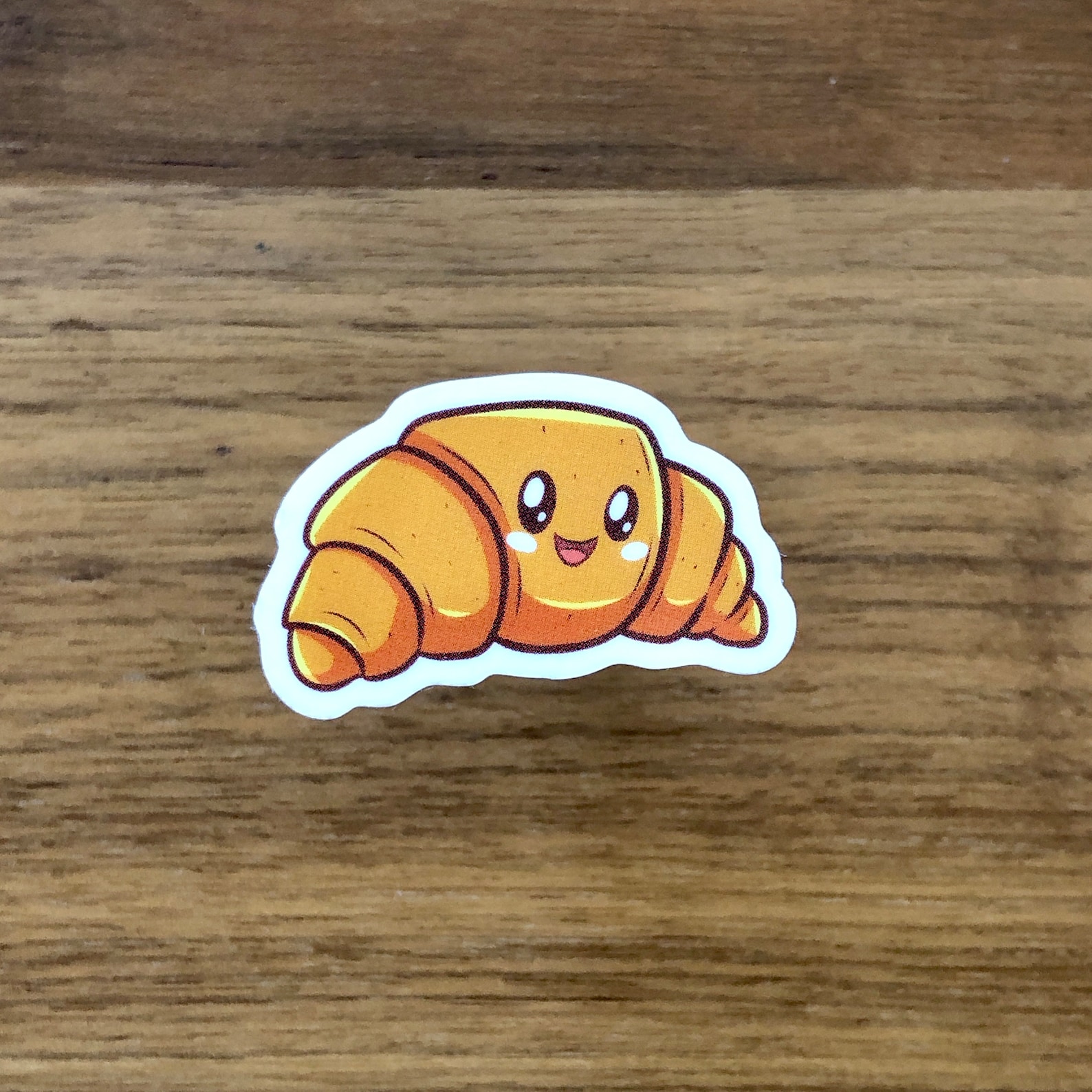 Cute CROISSANT VINYL STICKER, High Quality Waterproof Decal, Perfect ...