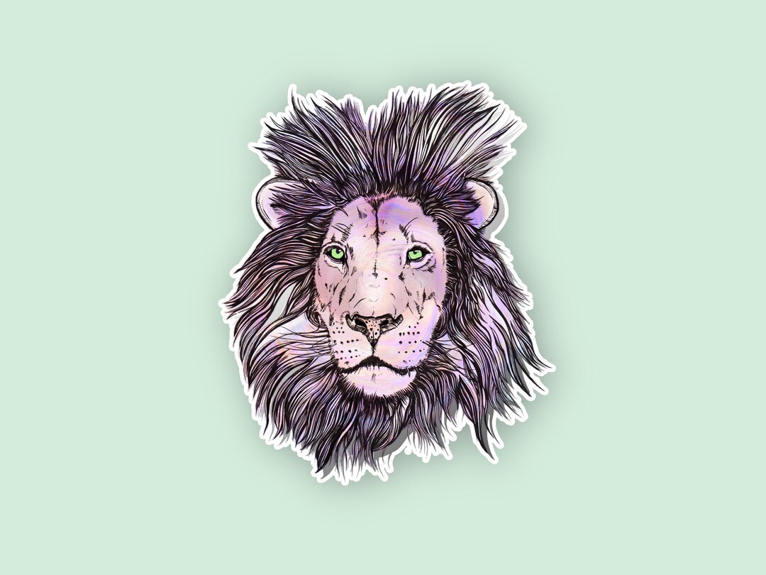 LION STICKER, VINYL, Lion King Sticker, Trending Sticker, Vinyl ...