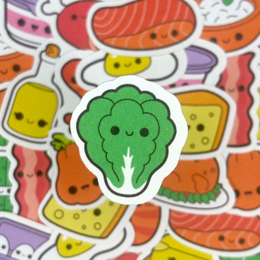 Kawaii Food Sticker Bok Choy - Etsy