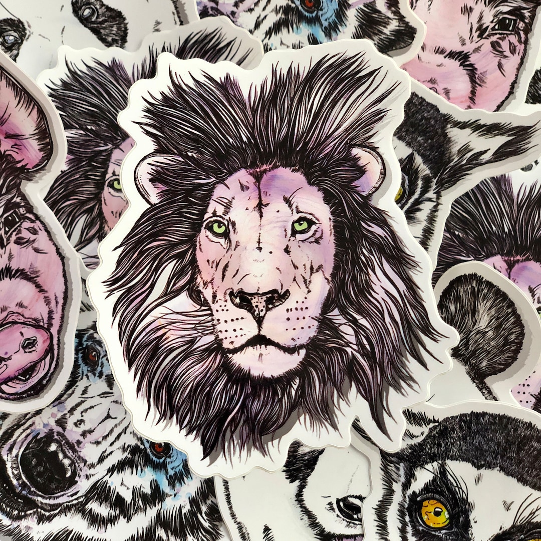 LION STICKER VINYL Lion King Sticker Trending Sticker - Etsy