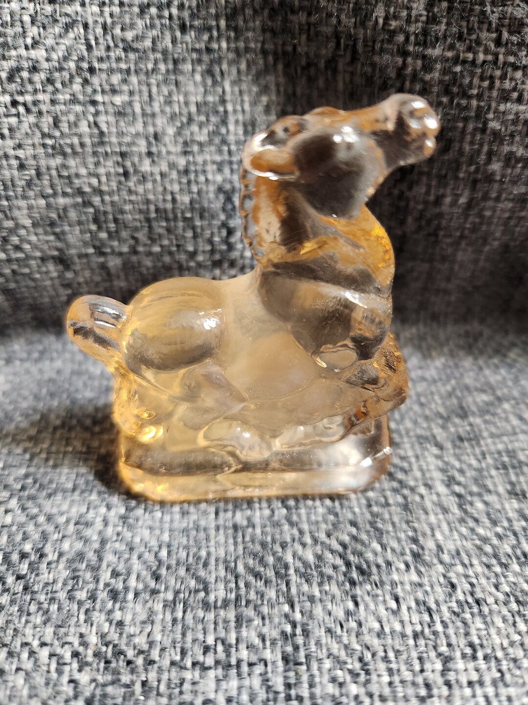Vintage Boyd Glass Mini Horse Pink Slag 2 In. - Etsy