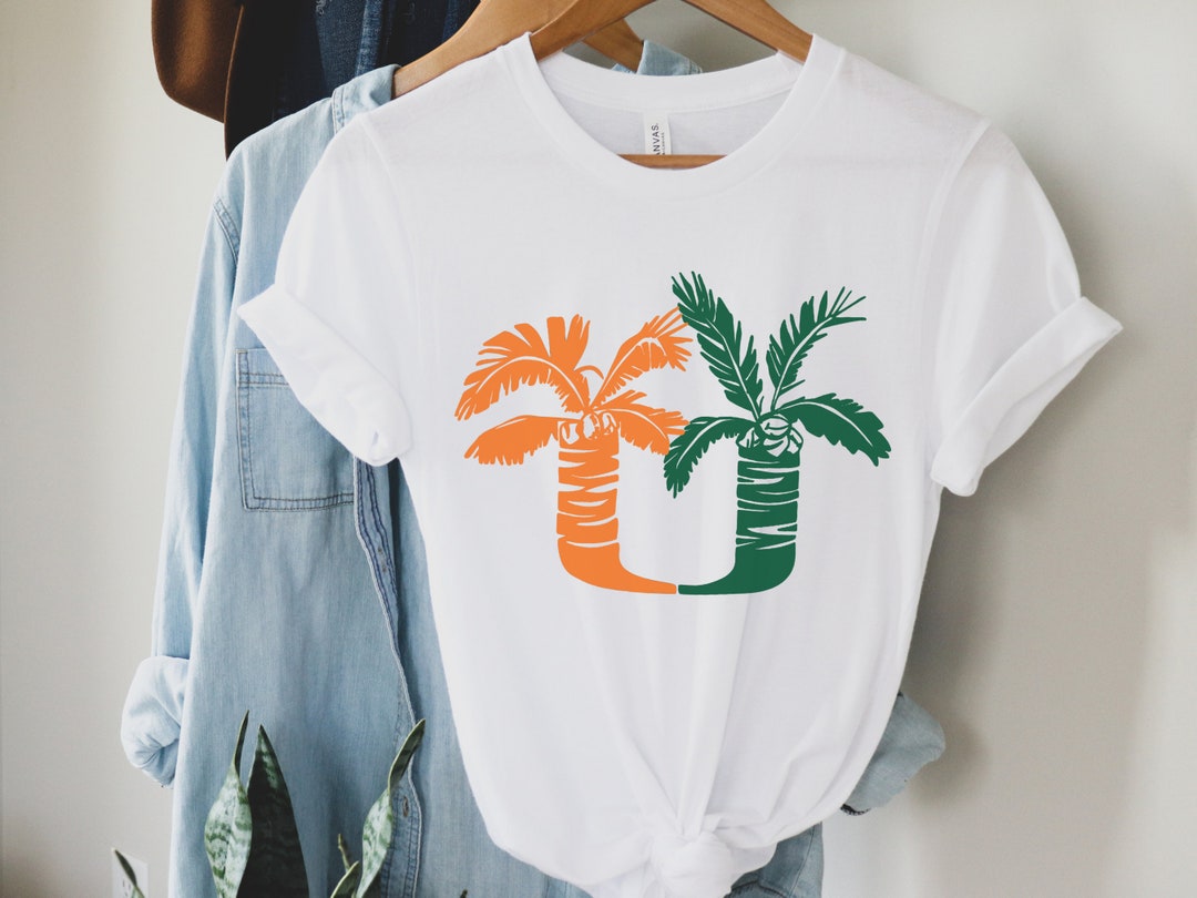 Miami Game Day Shirt, Palm Trees UM T-shirt, Hurricanes, College ...