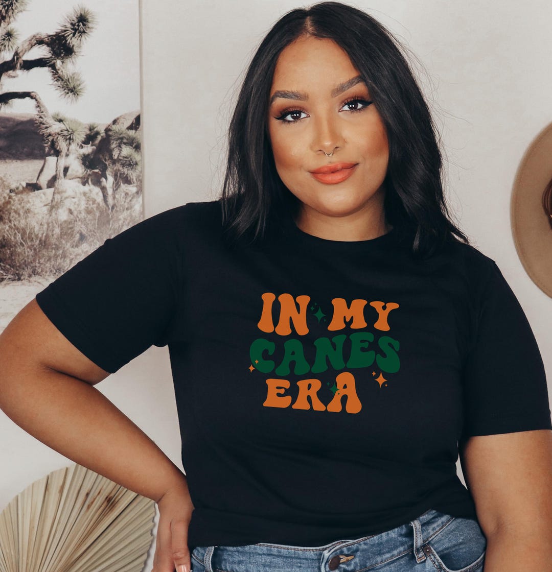 In My Canes Era Shirt, Fan Made, Gift for UM Student, Umiami Inspired ...