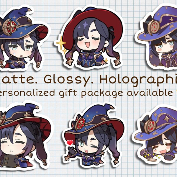 Genshin Hydro Stickers - Etsy