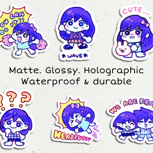 Omori Stickers Pack - Etsy