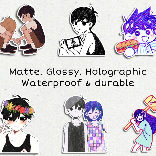 Omori Stickers Pack - Etsy