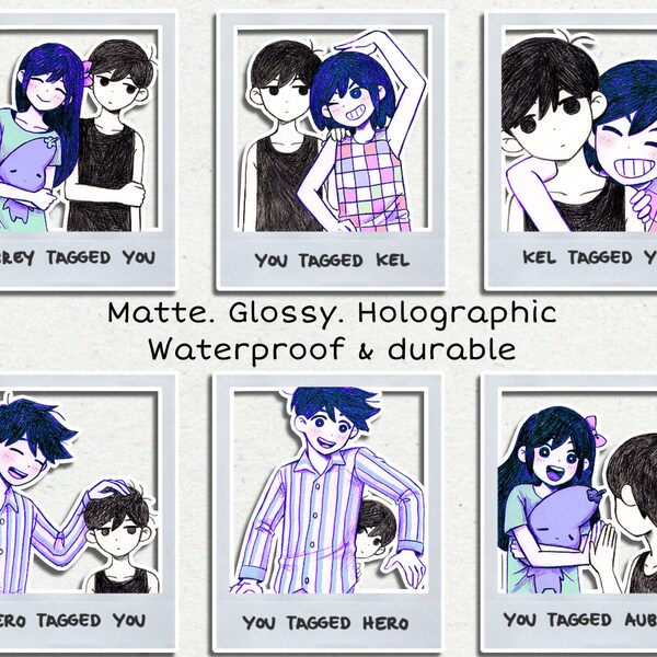 Omori Stickers Pack - Etsy