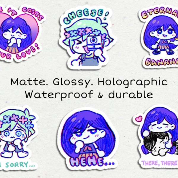 Omori Stickers Pack - Etsy