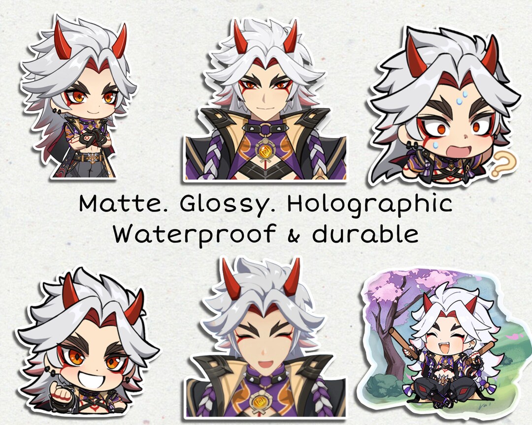 Genshin Impact Itto Stickers Personalized Gift for Fandom - Etsy