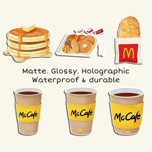 Mcdonalds Stickers - Etsy