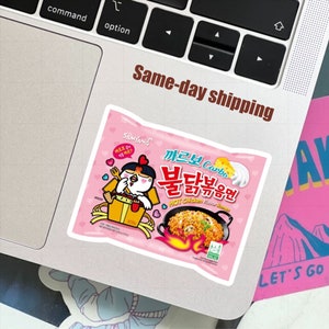 Samyang Ramen Noodle Stickers Asian Food Cheese. Tomato - Etsy