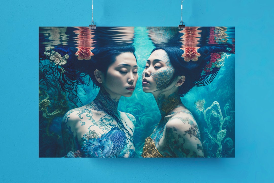 Ningyo Mermaids Sirens Underwater Portrait Surreal Photography Fine Art ...