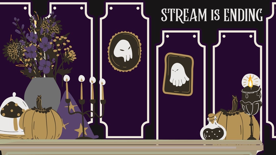 Fun & Spooky Twitch "stream Ending" Screen - Etsy