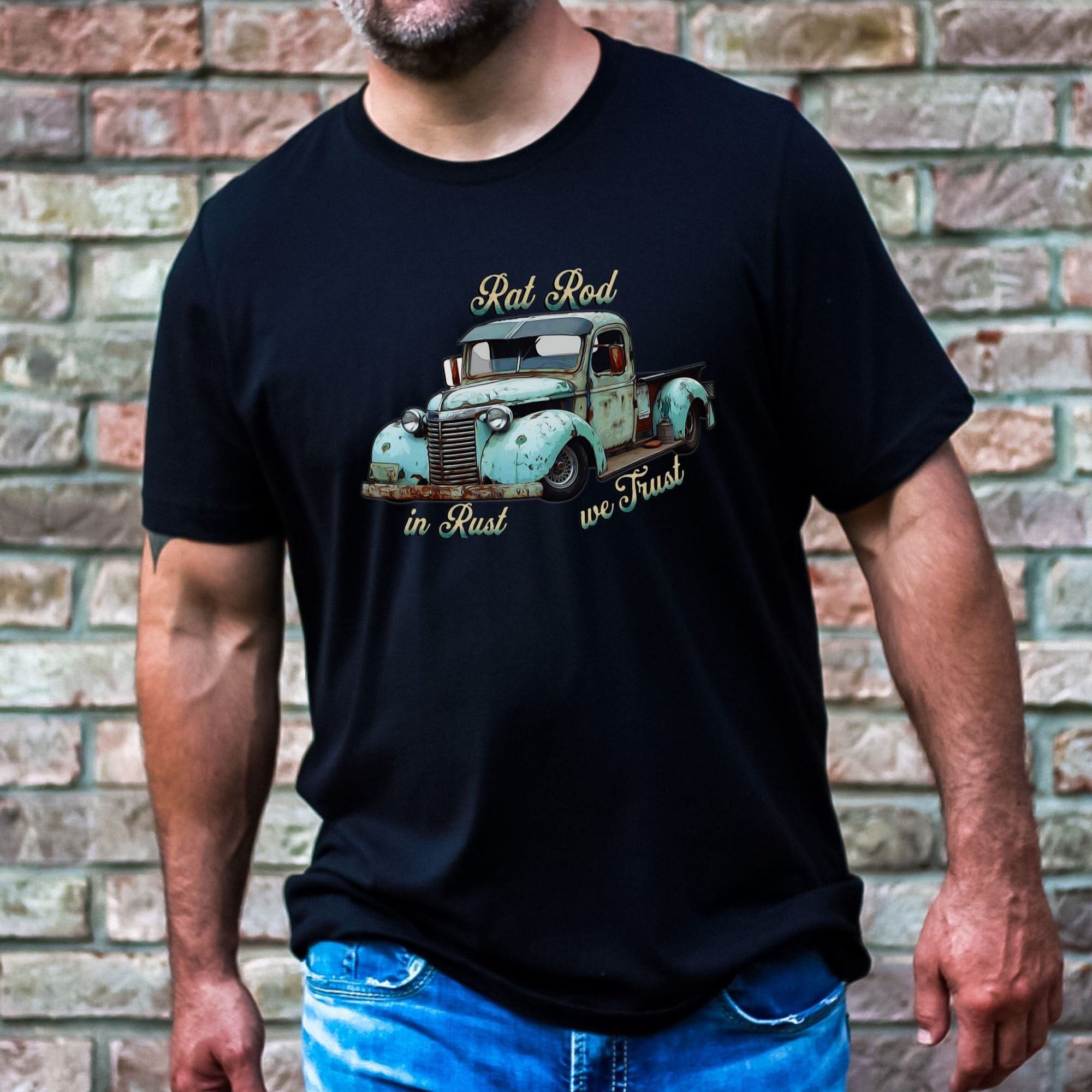 Rat Rod Shirt, in Rust We Trust Shirt, Old Truck Shirt, Vintage ...
