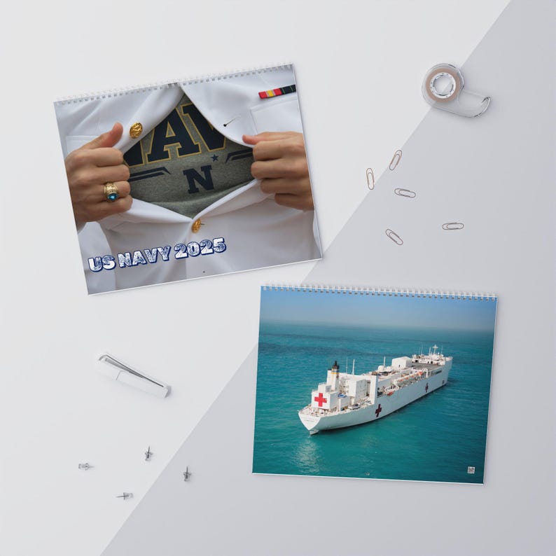 US Navy Wall Calendar (2025) - Etsy