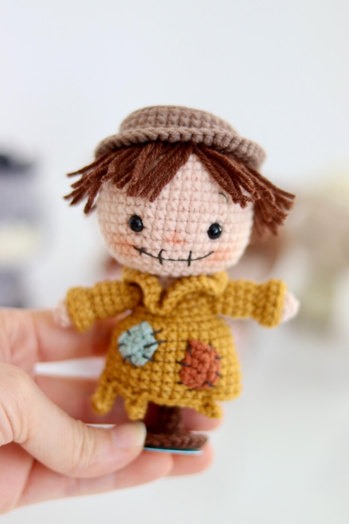 Eng Crochet Pattern Farm Friends and Scarecrow - Etsy