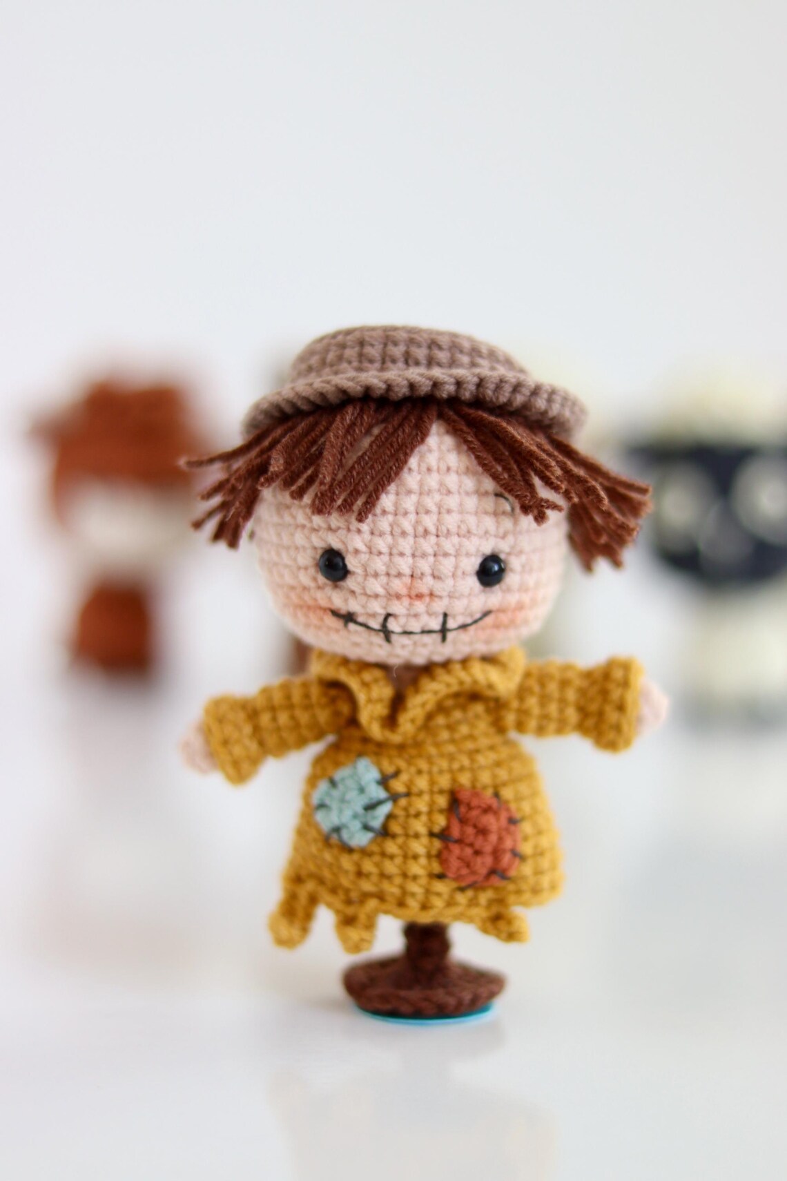 Eng Crochet Pattern Farm Friends and Scarecrow - Etsy
