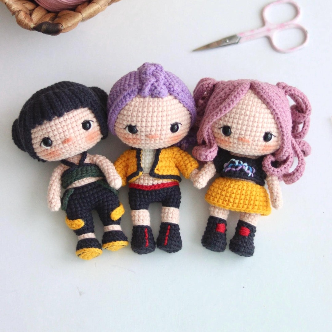 Crochet Pattern Demon Hunters (english, 150+ Photos) - Etsy
