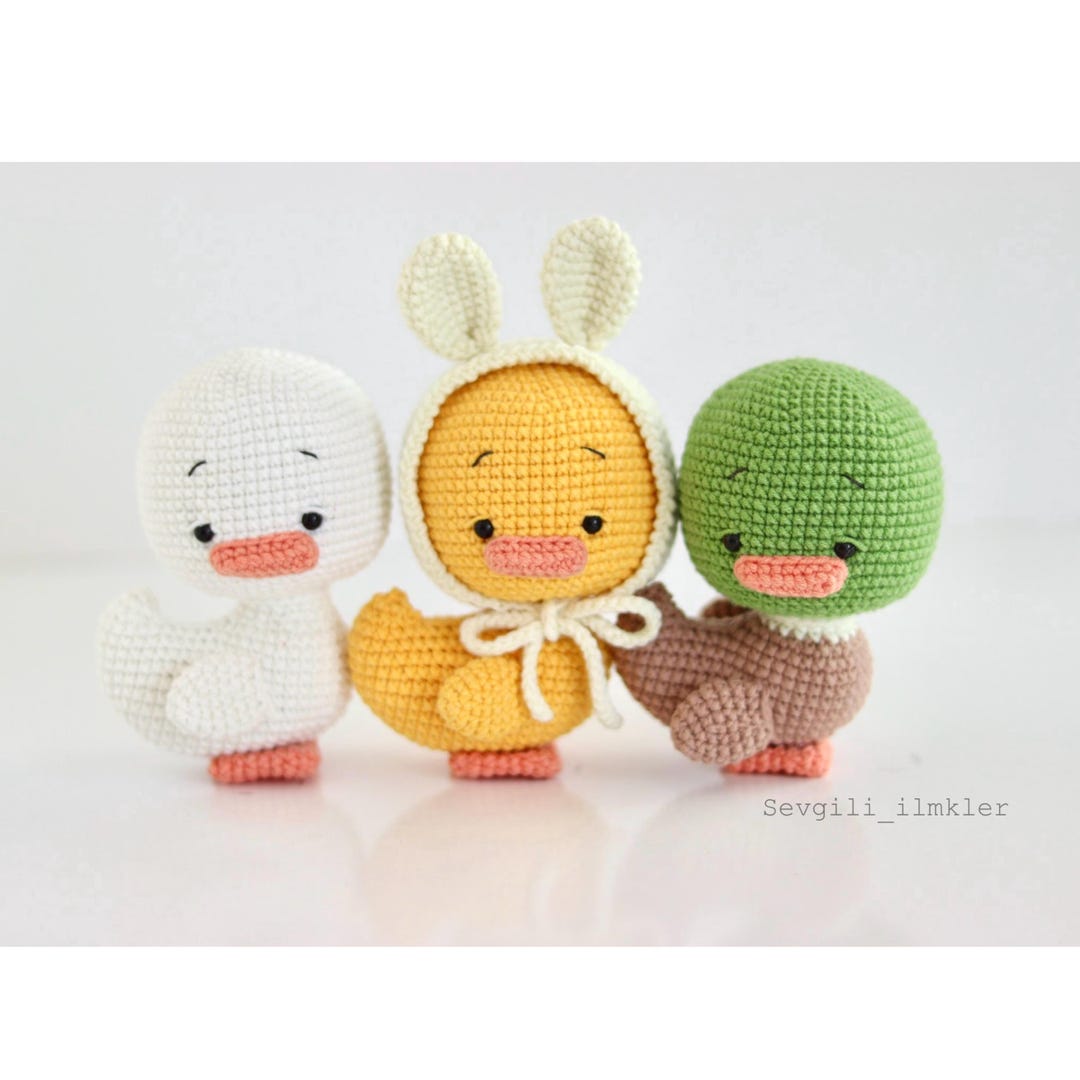 Crochet Ducks Pattern (PDF Pattern 100+ Photo) - Etsy