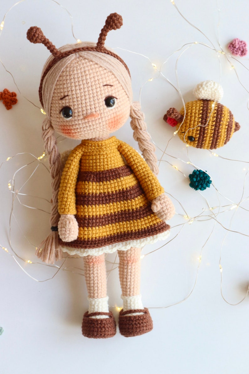 Crochet Pattern Beety Doll ( Bee Pattern Gift )pdf Pattern - Etsy