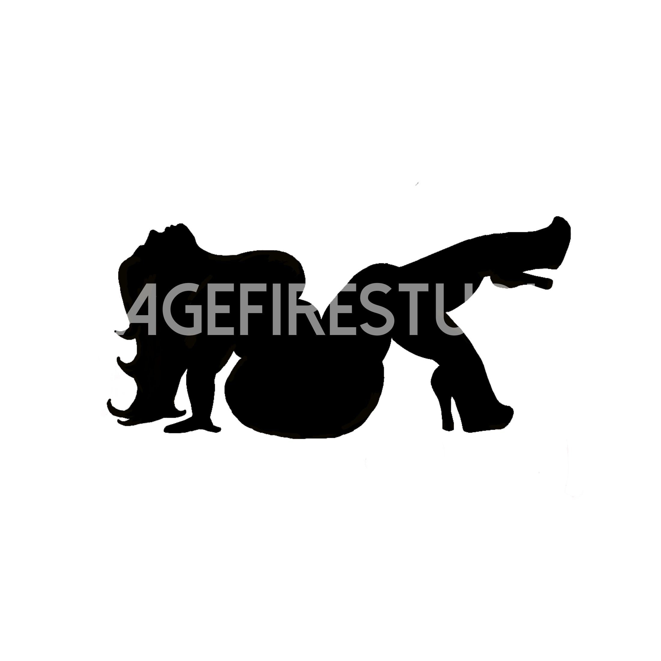 Thicc Mudflap Fat Girl Design X4 Svg Bundle Sexy Thick Woman Silhouette