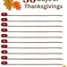 30 Days of Thanksgivings Printable | Gratitude Journaling | Fall ...