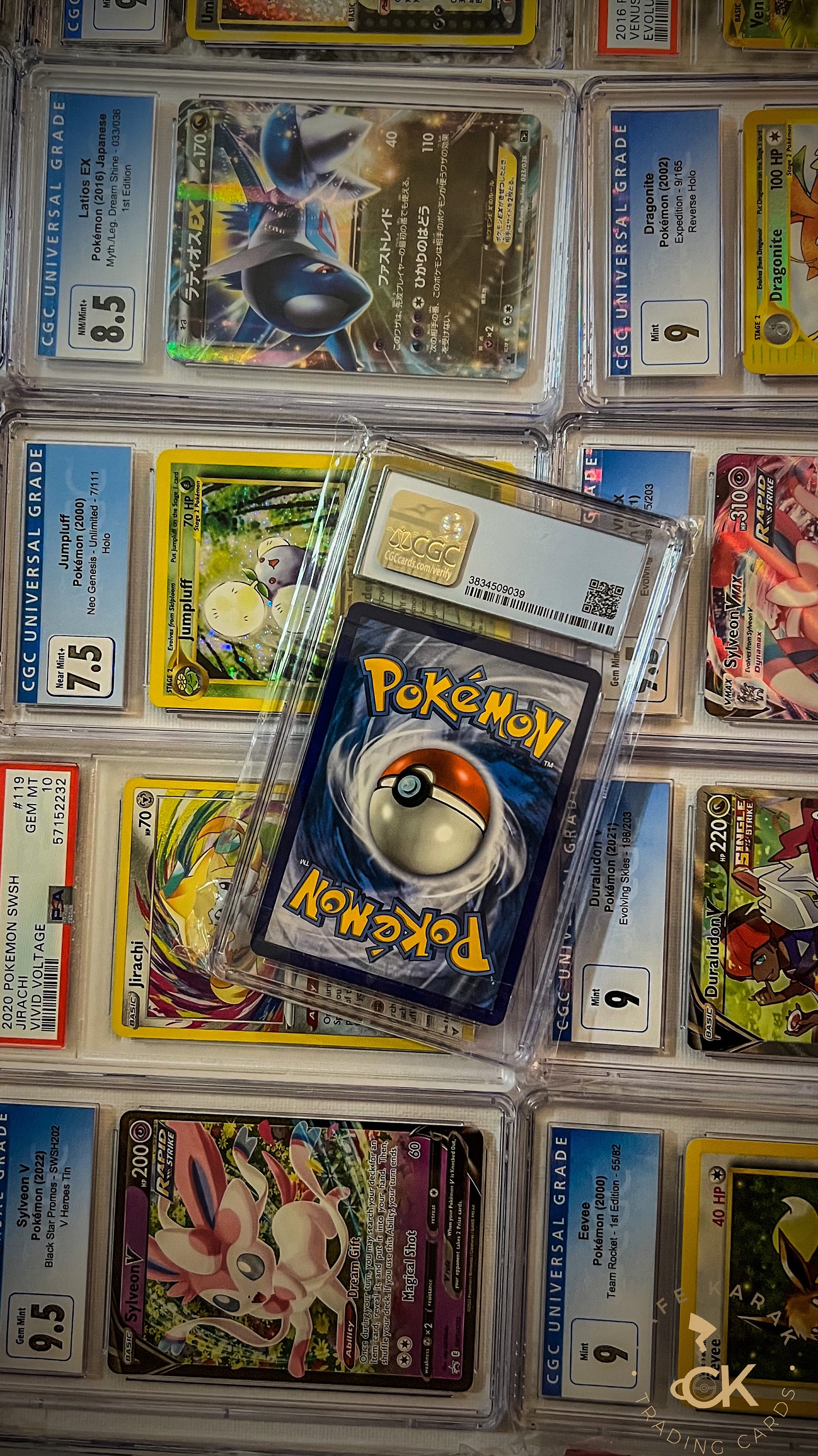 Pokemon Trading Card Mystery Graded Card - CGC OR PSA Slabs Authentic ...