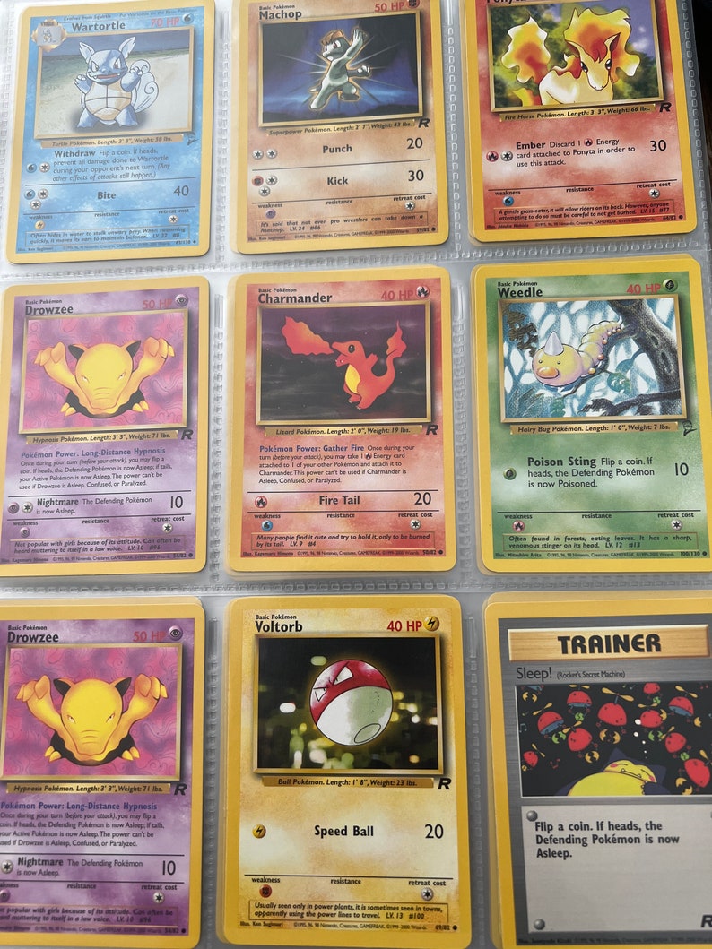 50 Original Vintage Pokémon Card Lot 1999 WOTC Pokemon Cards. Read ...