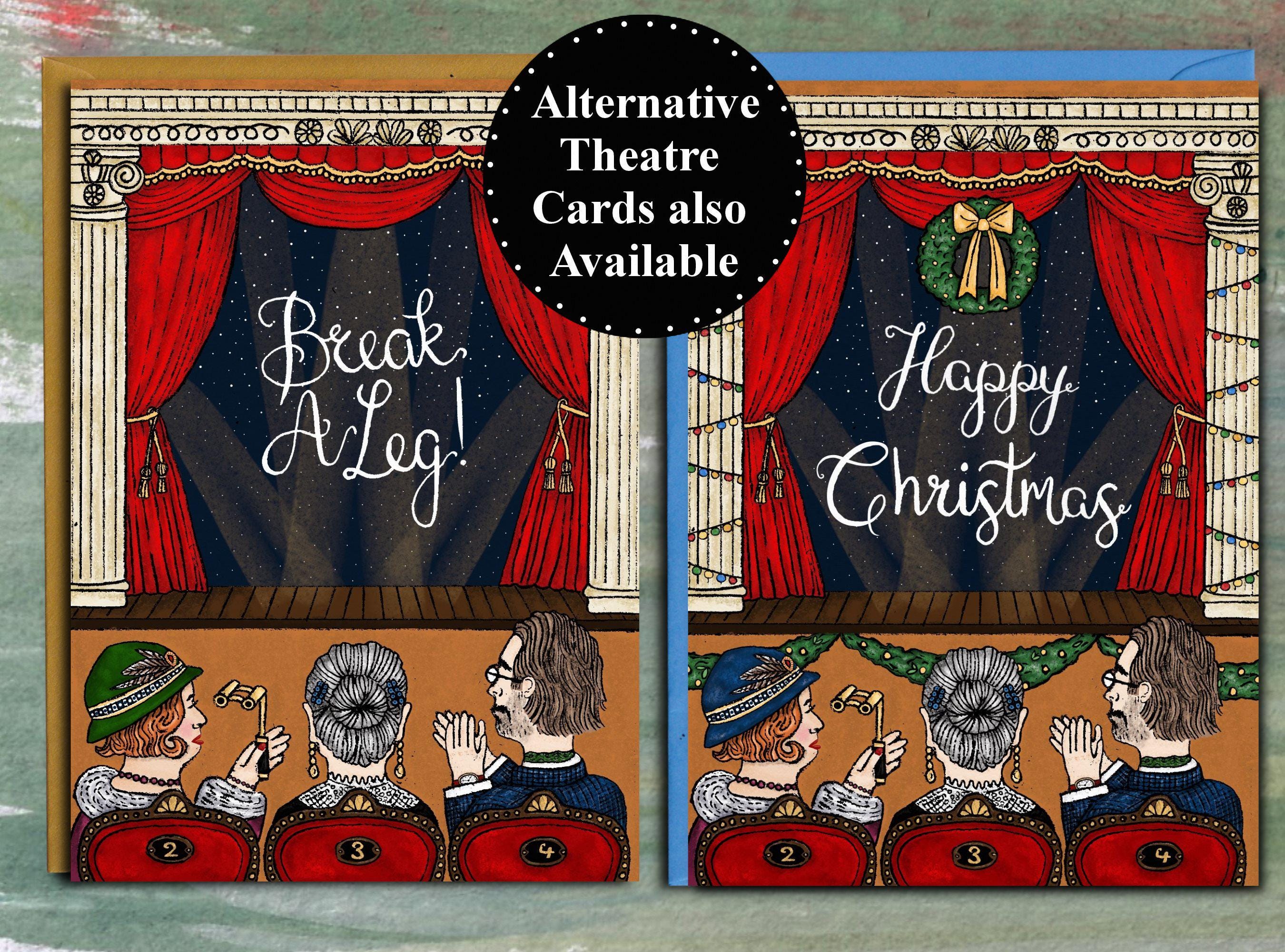 Theatre Birthday Card, Musical Theatre Birthday Card for Theatre Lovers ...