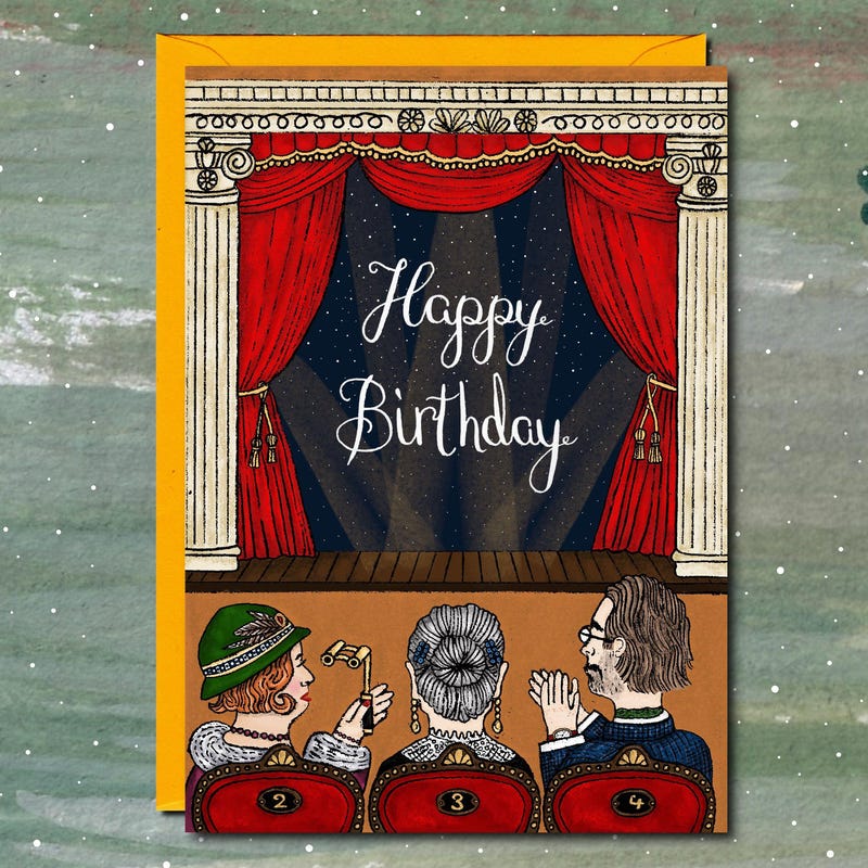 Personalised Actor Birthday Card - Etsy UK