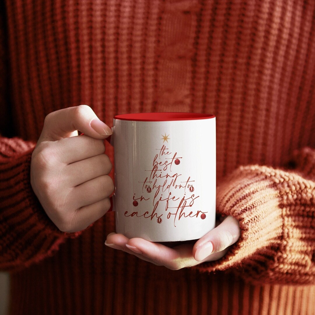 Christmas Tree Quote Mug | Audrey Hepburn Holiday Gift (11oz) - Etsy