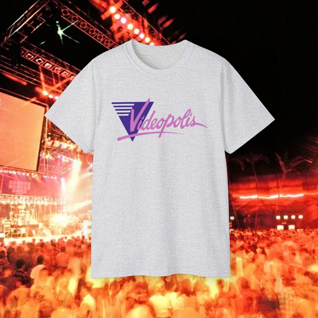 Videopolis Vintage Style 1980s DL Vacation Tee Theme Park Throwback ...