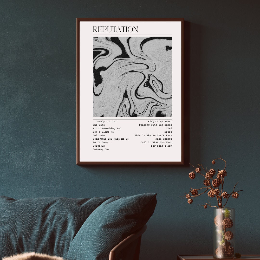 Taylor Swift Posters / Reputation Poster / Album Cover Poster, Poster ...