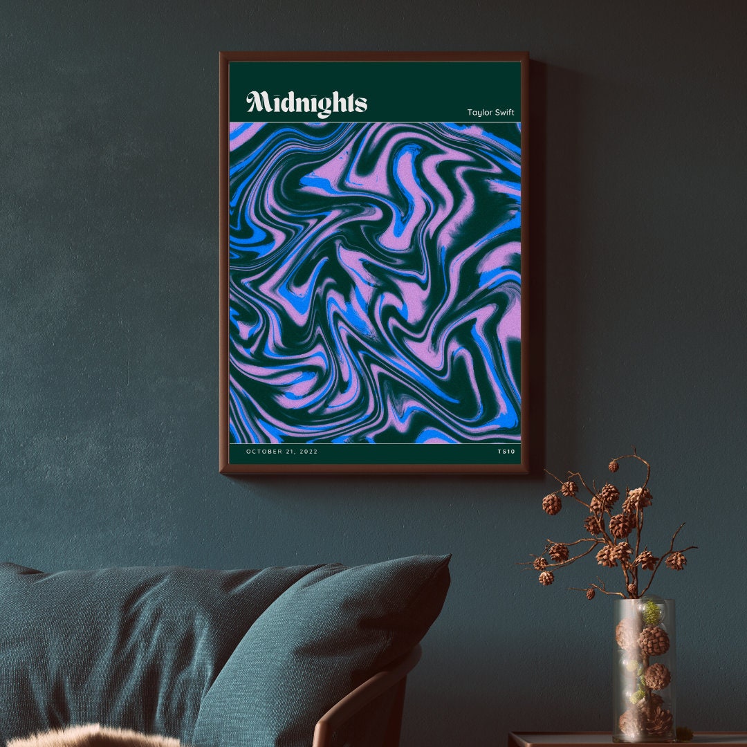 Taylor Swift Posters / Midnights Poster / Album Cover Poster - Etsy