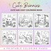 Kawaii Coloring Pages for Kids and Adults Kawaii Art Coloring Sheets ...