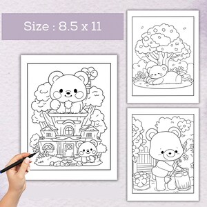Kawaii Coloring Pages for Kids and Adults Cozy Coloring Pages Cute ...