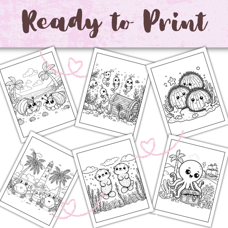 Kawaii Coloring Pages for Kids and Adults Kawaii Art Coloring Sheets ...