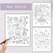 Kawaii Coloring Pages 50 Pages Cute Coloring Pages for Kids and Adults ...