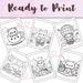 Coloring Pages for Kids and Adults Kawaii Coloring Book Kids Coloring ...