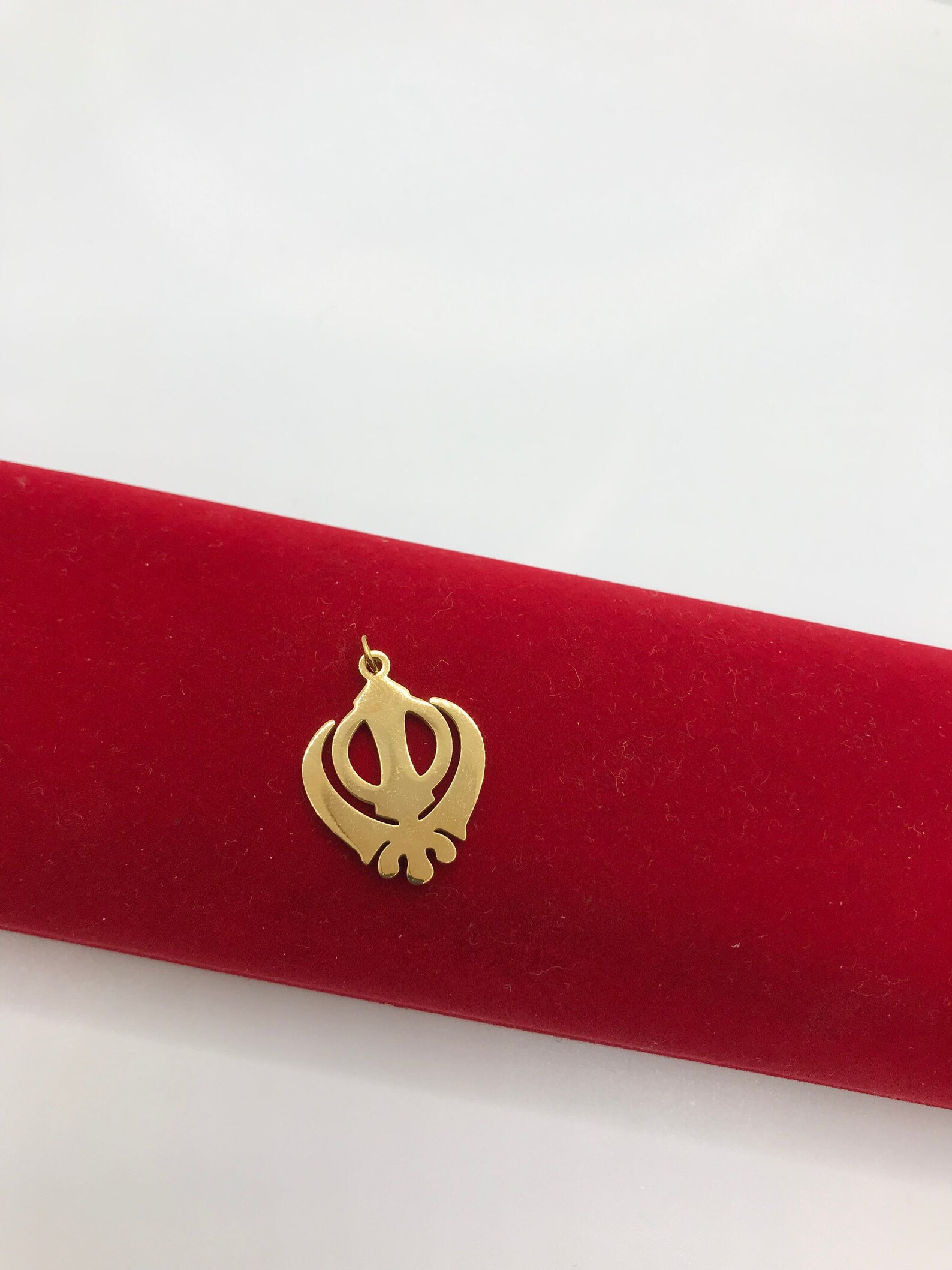 Khanda Necklace; 18k Gold Plated - Etsy