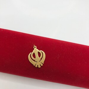 Khanda Necklace; 18k Gold Plated - Etsy