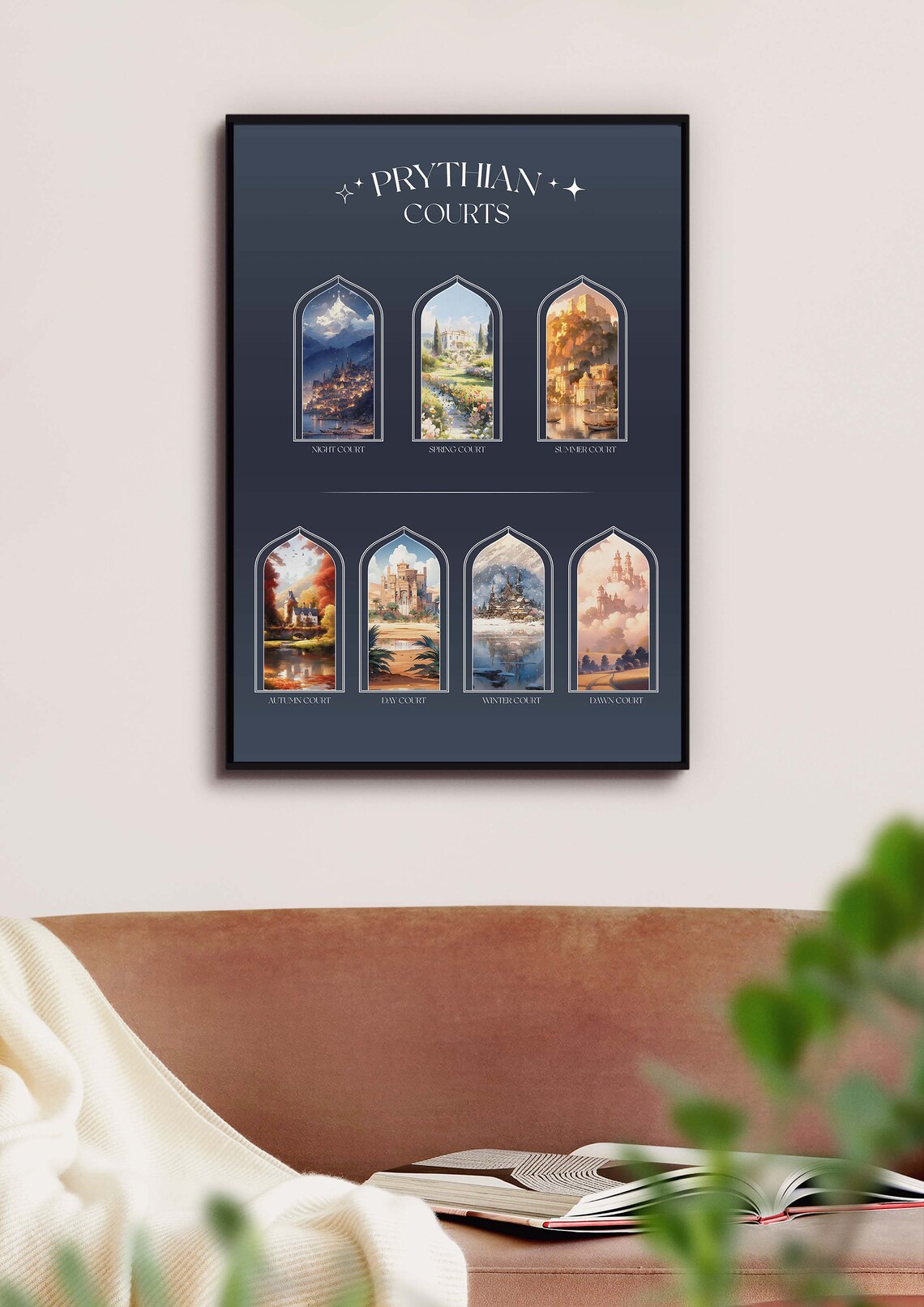 Prythian Courts Wall Art |ACOTAR | Digital Download |sarah J Maas - Etsy